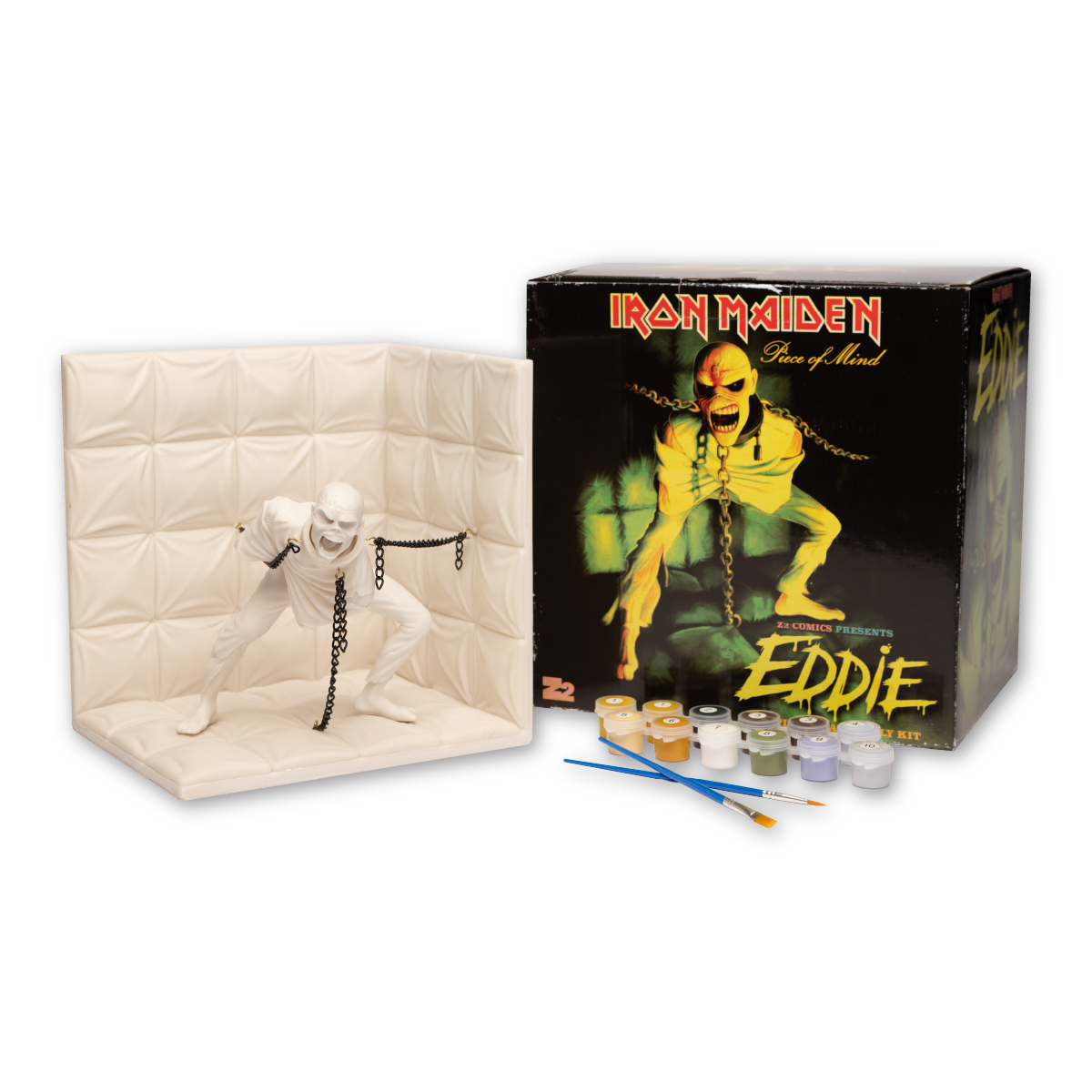 Iron Maiden: Vintage Eddie Piece of Mind Model Kit – Z2 Comics