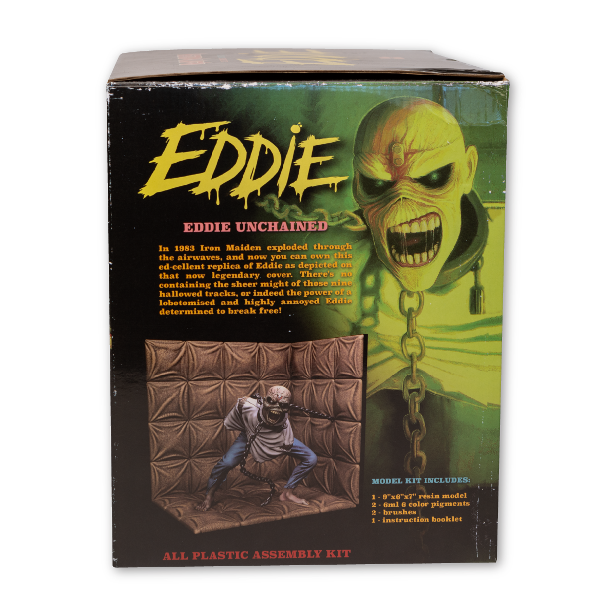Iron Maiden: Vintage Eddie Piece of Mind Model Kit – Z2 Comics