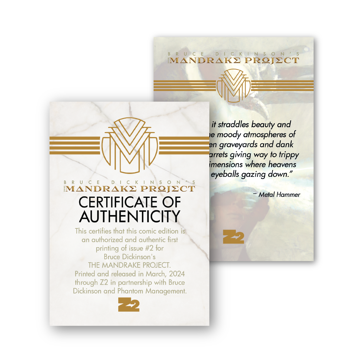 Bruce Dickinson's THE MANDRAKE PROJECT: Issue 2 Standard Edition – Z2 ...